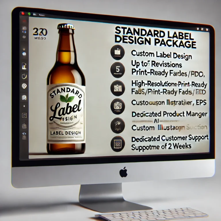 Standard Label Design Deposit – Zr Digital Expert Ltd